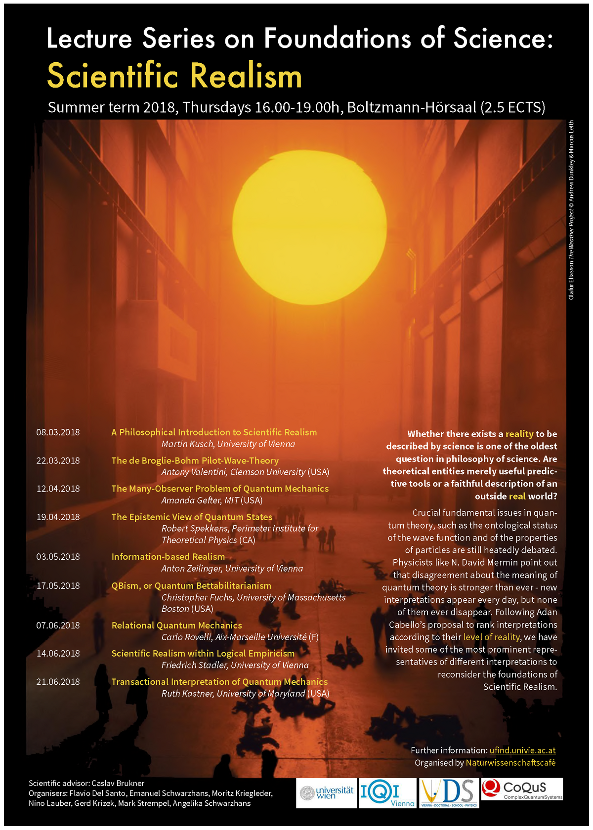 Lecture Series on Scientific Realism